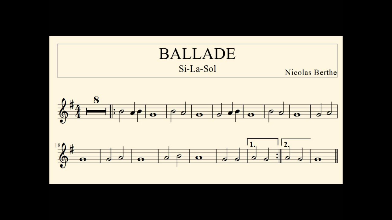 BALLADE - YouTube