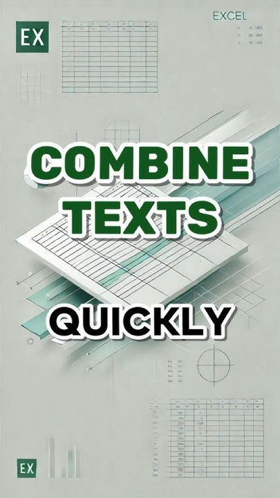 Combine TEXTS FAST with Excel's POWERFUL TEXTJOIN Function! - YouTube