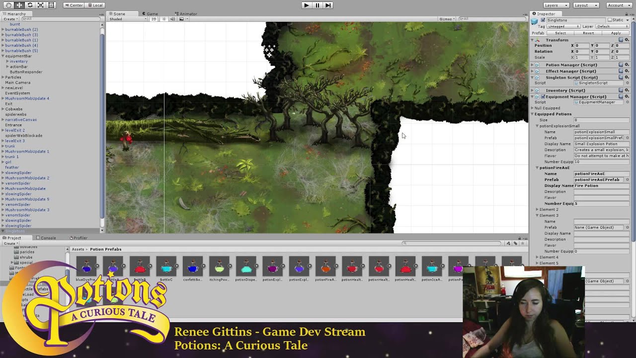 Game Development on Potions: A Curious Tale [Unity, VS] - 1 / 2 - YouTube