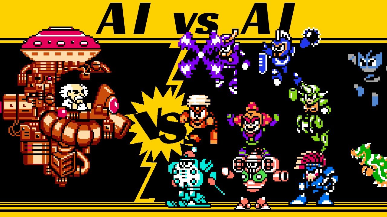 Wily Machine 1 CHALLENGE (VS MM6 Robot Masters +) | Mega Man CPU Battle ...