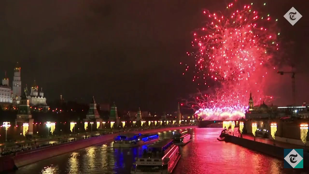 New Year Fireworks 🎉 Moscow, Russia - YouTube
