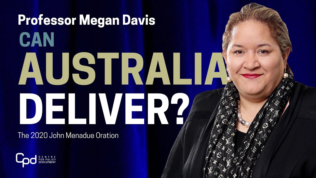 2020 John Menadue Oration with Professor Megan Davis - YouTube