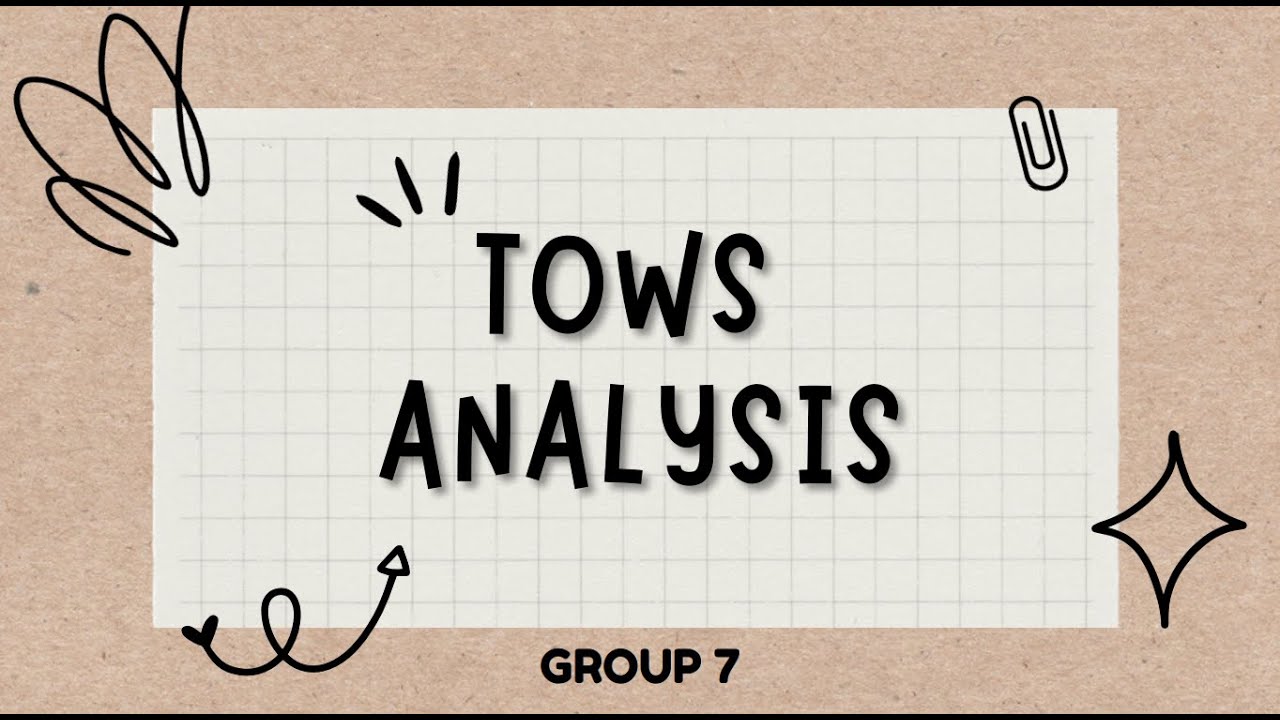 GROUP 7 TOWS ANALYSIS - YouTube