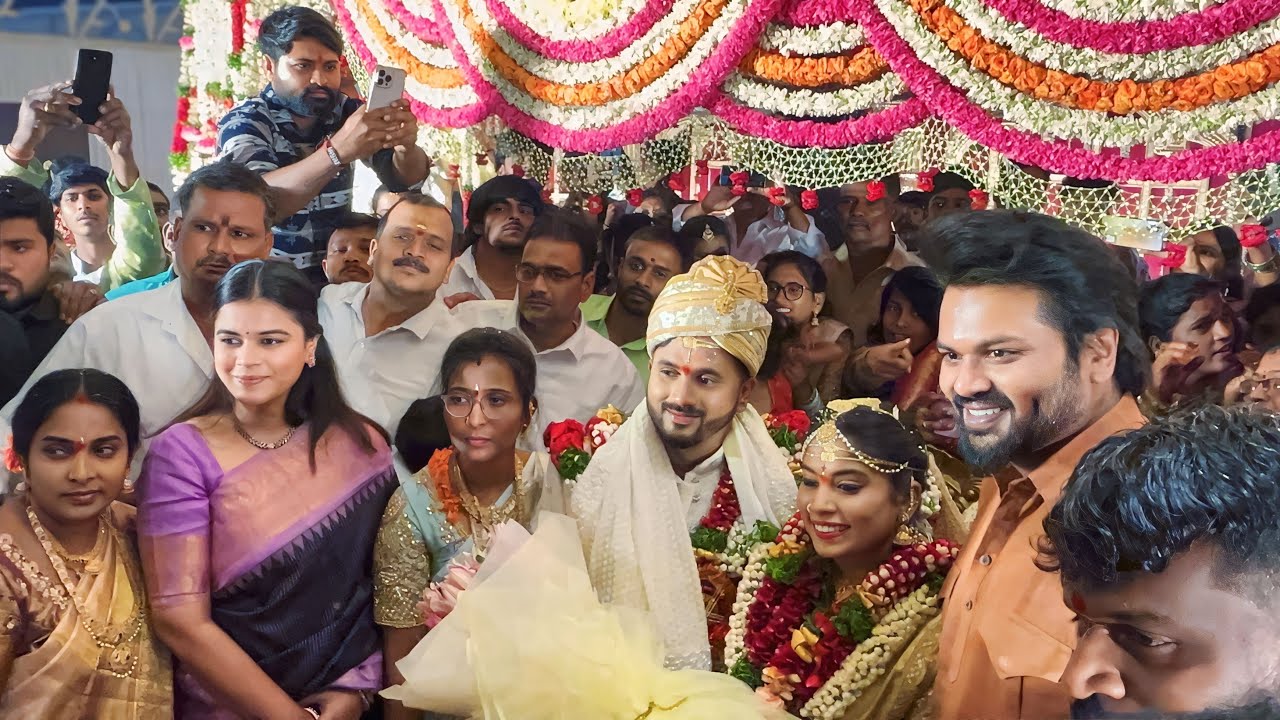 Manchu Manoj & Manchu Mounika Reddy At Gabbar Singh Sai Daughter ...