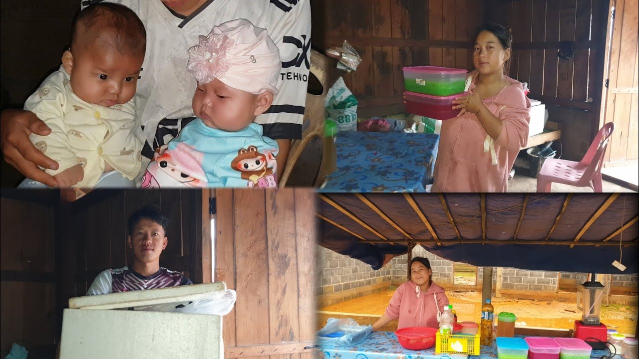 tag kis no sawv ntxov kv tus me niam tsev wb rov npaj tuaj muag khoom dua os - YouTube