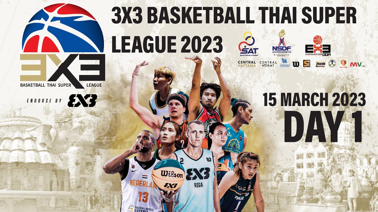 [LIVE] 3x3 Basketball Thai Super League 2023 | 16-03-2023 | Day 2 - YouTube