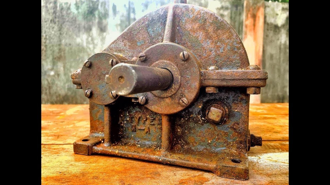 Restoration Boston Gear rusty | Old 700 Series Gearbox restore - YouTube