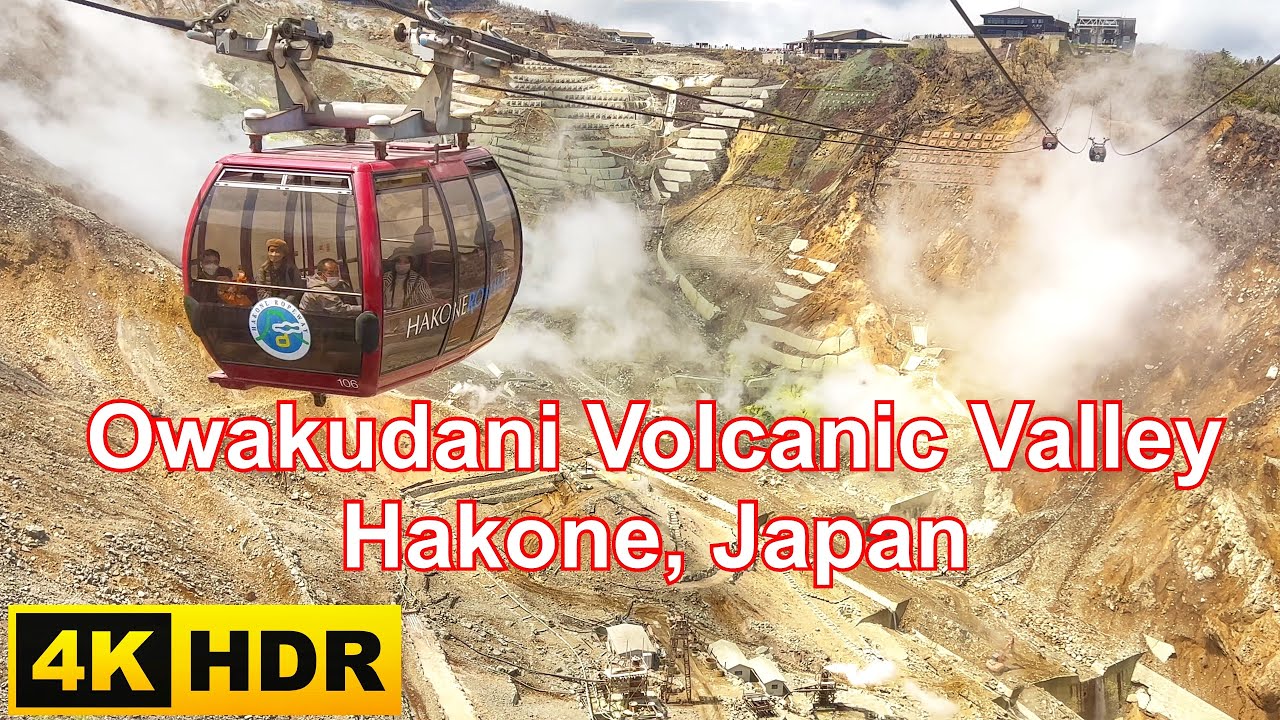 箱根ロープウェイHakone Ropeway (Cable Car) Owakudani Volcanic Valley, Hakone ...