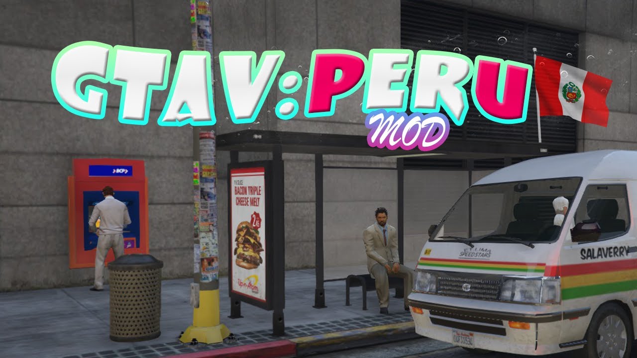 MODS PERUANOS GTAV #2 : BANDERA PERUANA+BCP+COMBI+PETRO PERU+TAMBO+TAXI ...