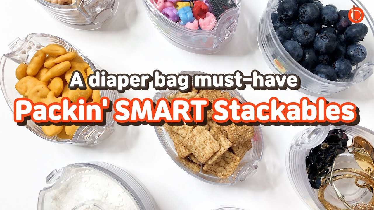 Innobaby| Packin' SMART Stackables -5 Tier / Zoo Animal Features - YouTube