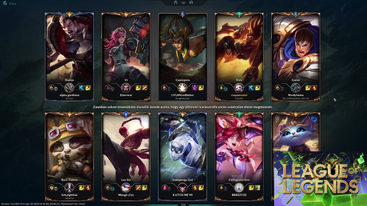 Na szedjük össze magunkat egy kicsit - League of Legends - YouTube