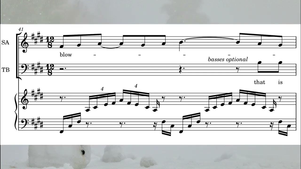 The Snow Man by Mickey McGroarty, Poem by Wallace Stevens - YouTube