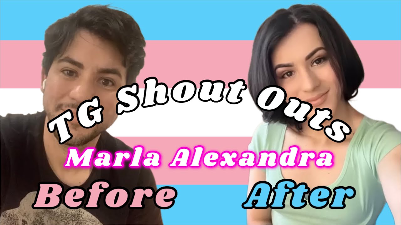 Transgender Shout Outs #0003 🏳️‍⚧️ (Marla Alexandra) HRT Male To Female ...