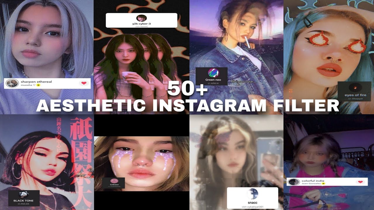 Best Aesthetic Instagram filters | Instagram trending filter. - YouTube