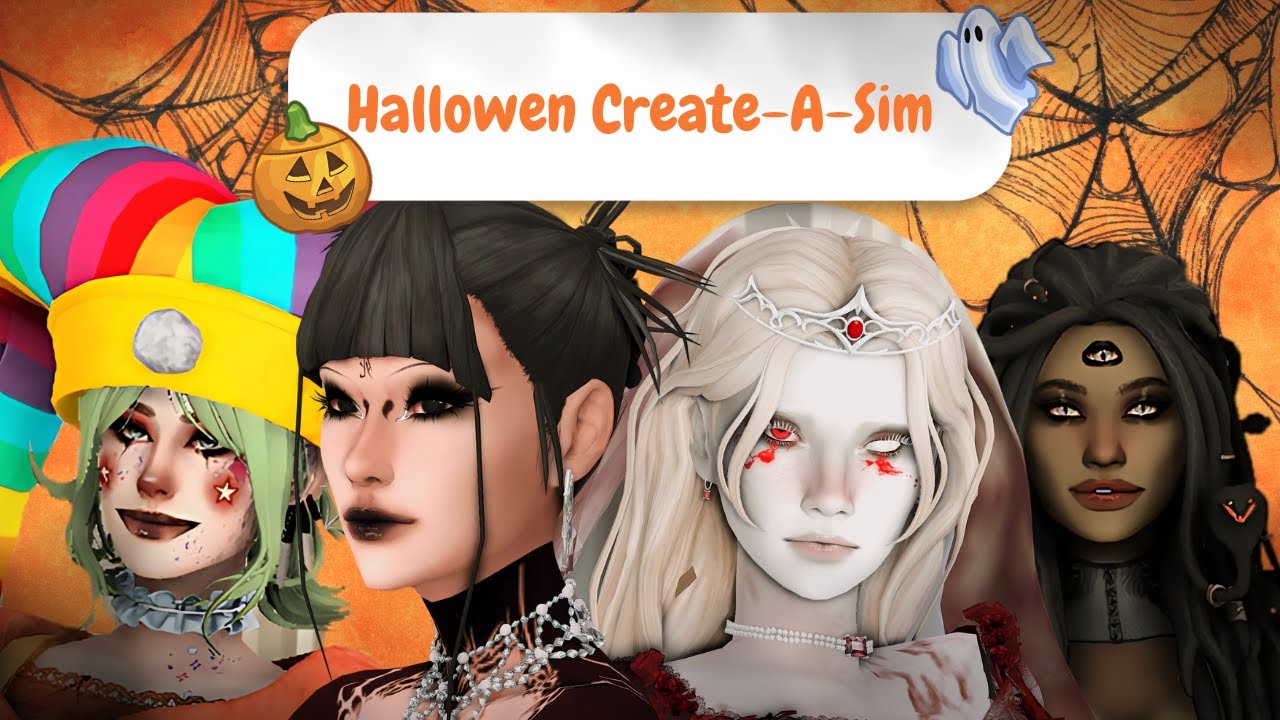 Halloween Create-A-Sim | The Sims 4 👻 - YouTube
