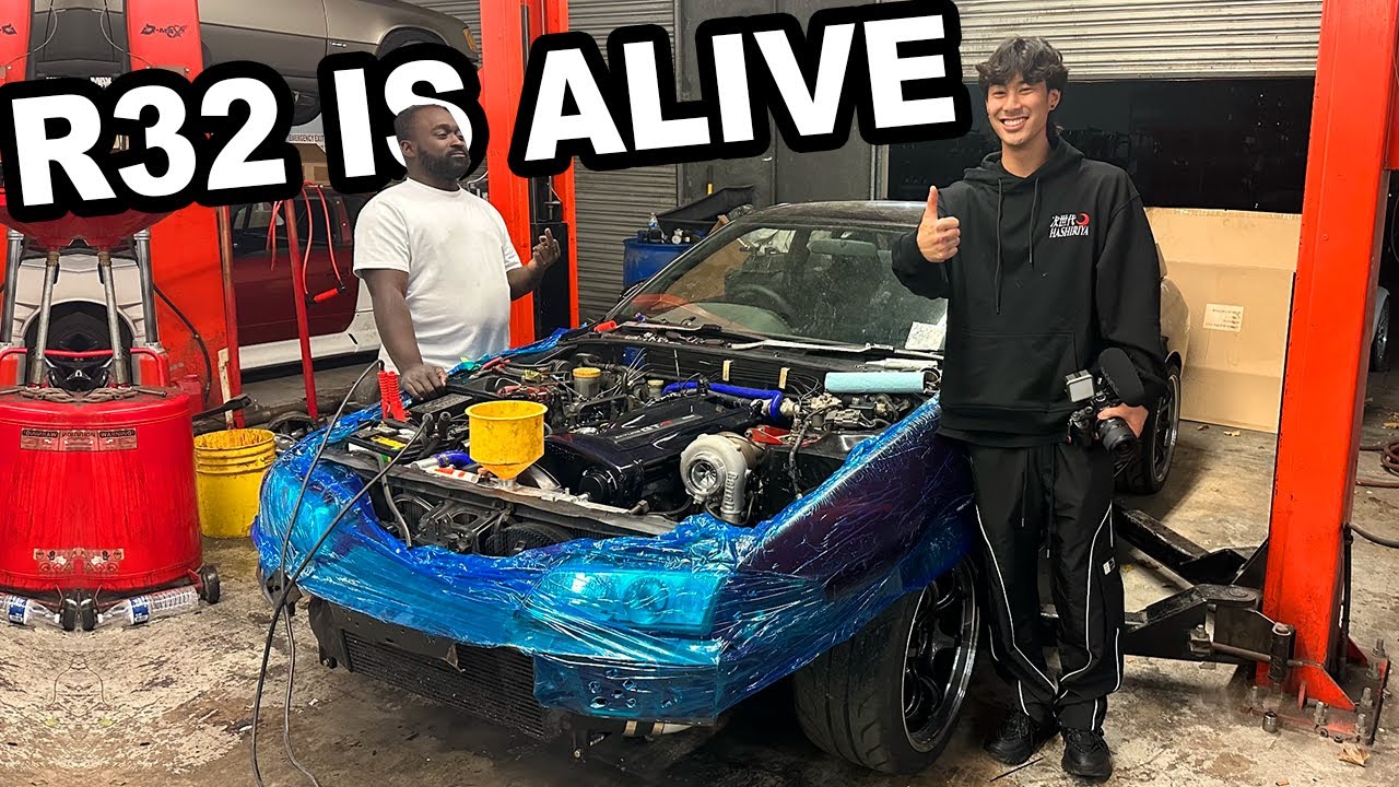 R32 GTR First Start!! - YouTube