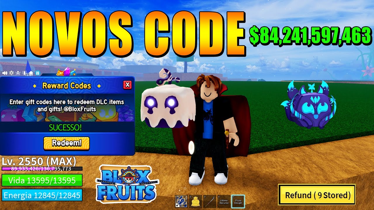 NOVOS CÓDIGOS + 27 CÓDIGOS DE 2X XP BELI E RESET NO BLOX FRUITS 2024 ...