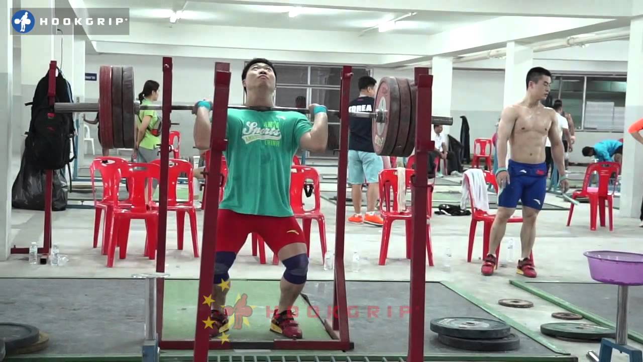 Male Chinese Team @ 2015 Asian Championships Training Hall - Sat Sept 5 ...