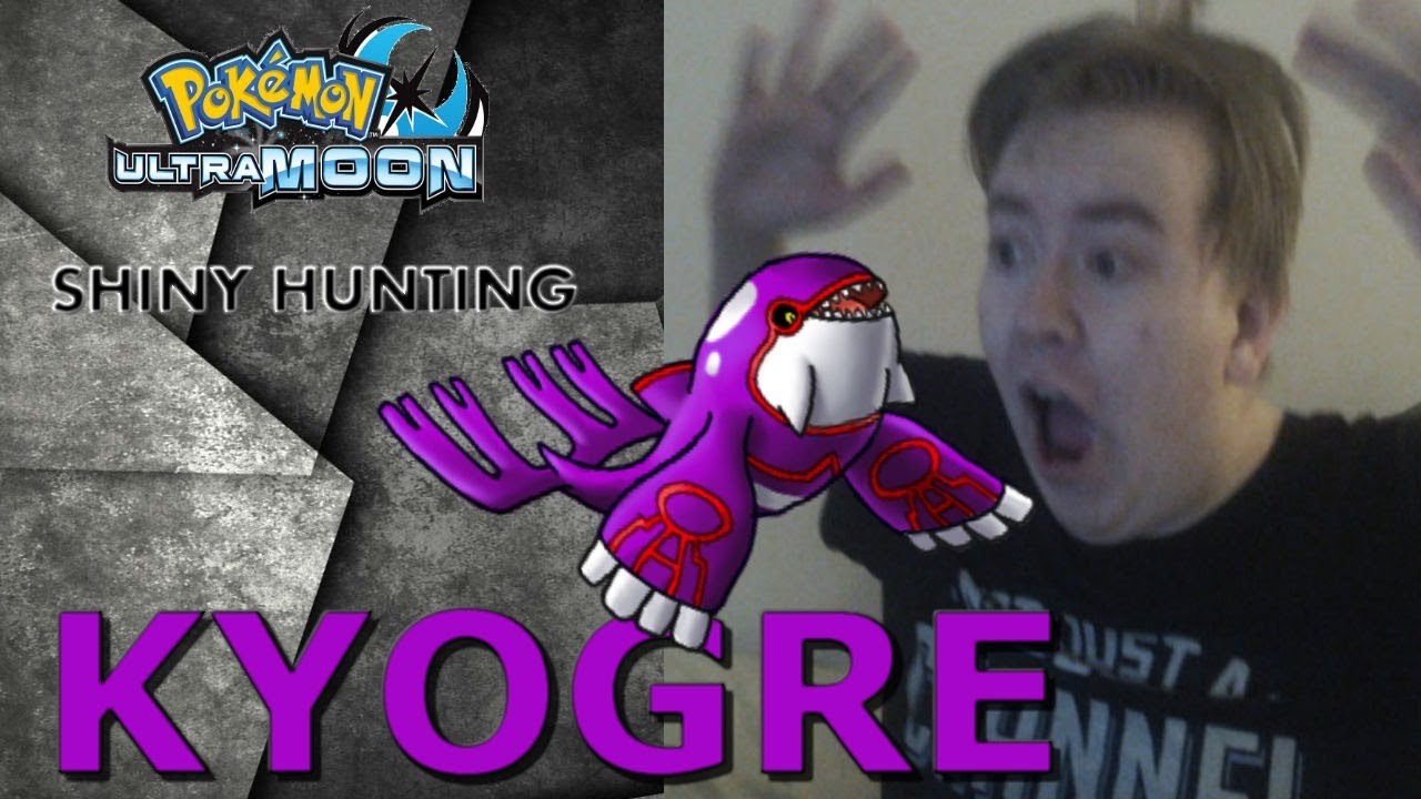 FINDING PINK WHALE!! Shiny Hunting Kyogre! Pokemon usum! - YouTube
