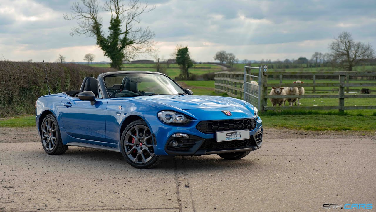 Abarth 124 Spider Blu Isola d'Elba 1974 metallizzato (Blue) - YouTube