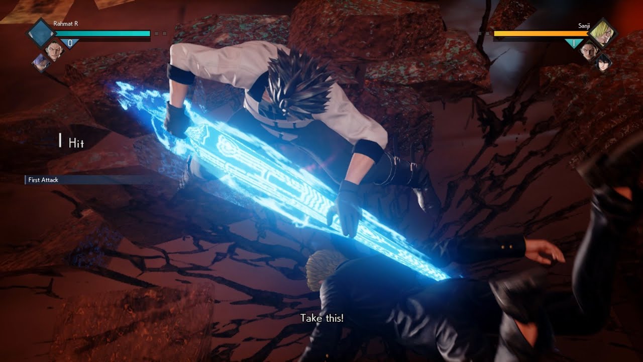 Zoro, Trunks, Sasuke Fighting Jump Force Gameplay - YouTube