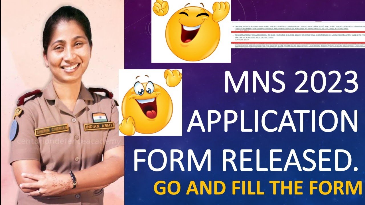 Mns 2023 application form released | mns application form 2023 released ...