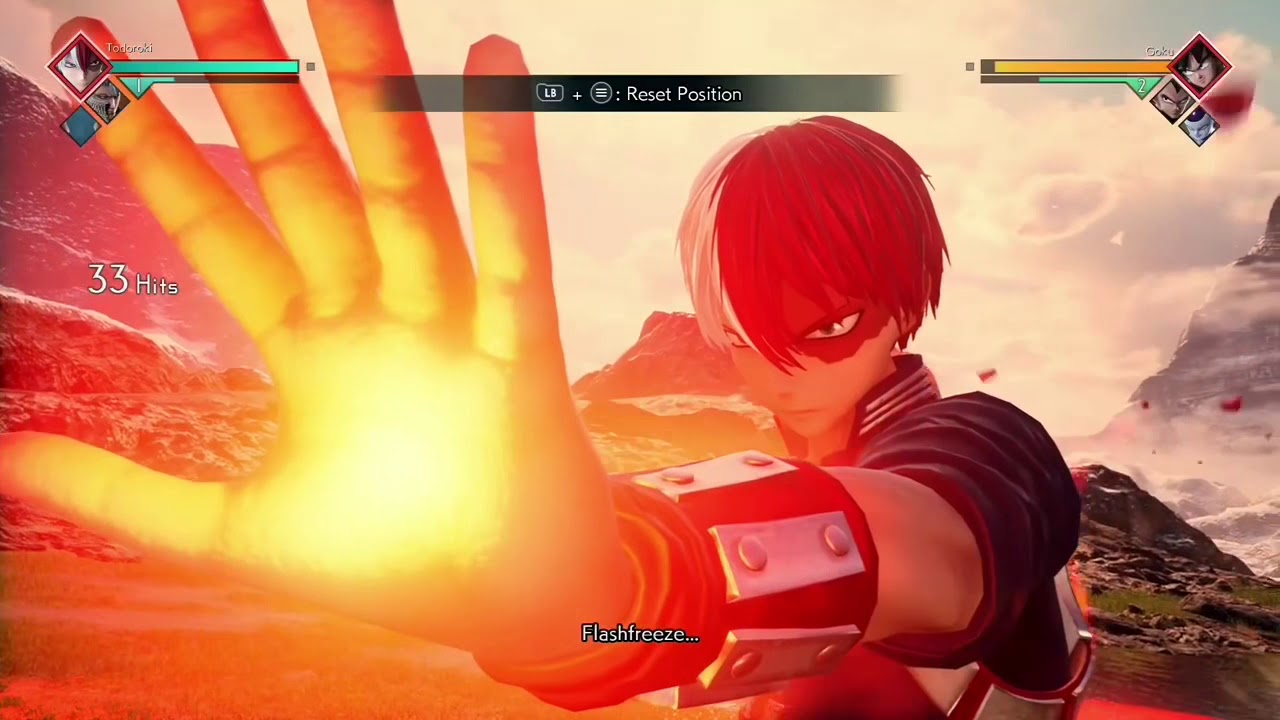 Jump force - Shoto Todoroki tech and combos - YouTube