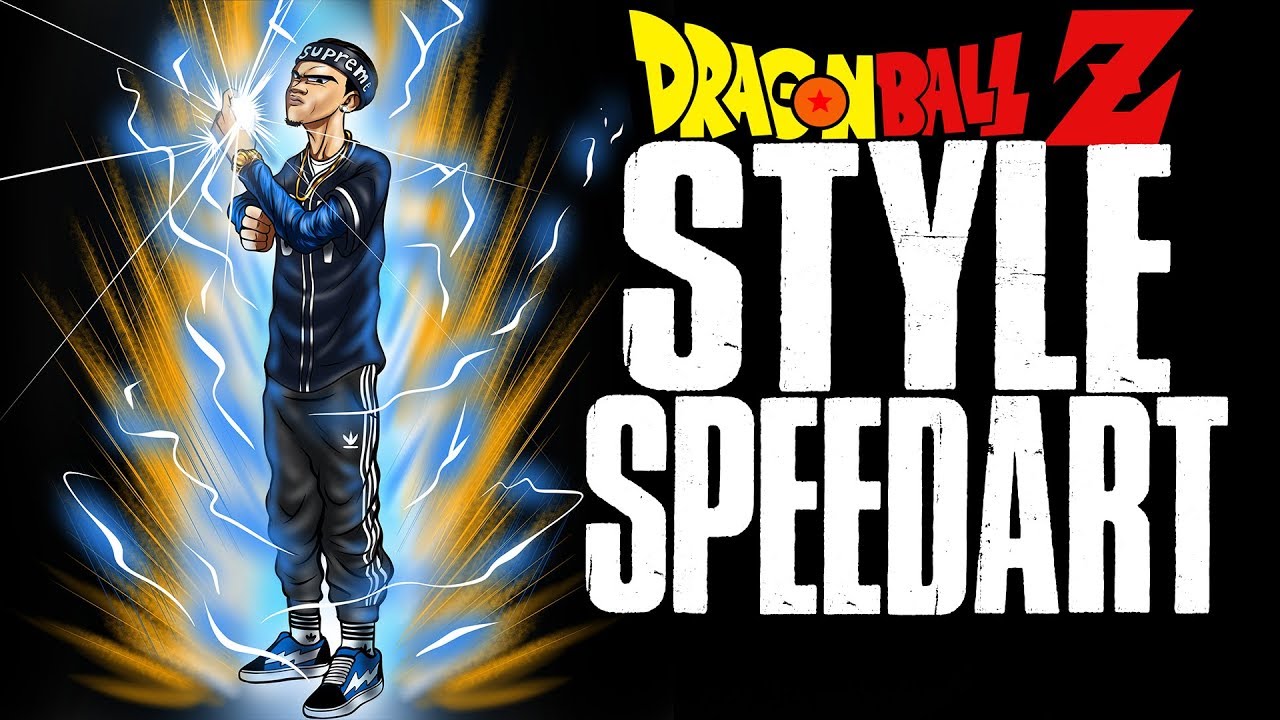 Dragon Ball Z Style Speedart - For Customer (Manga Studio) - YouTube