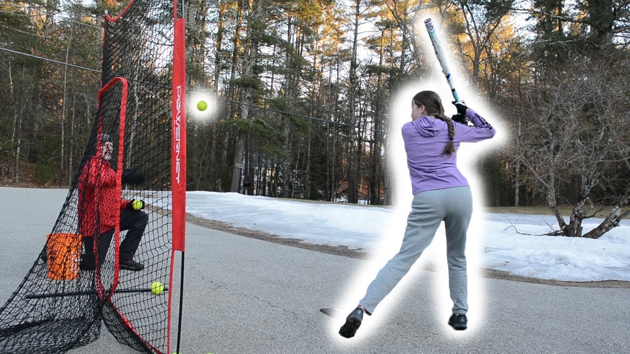 I HIT MY CAMERA WITH A SOFTBALL - Preparing for Softball Tryouts - YouTube