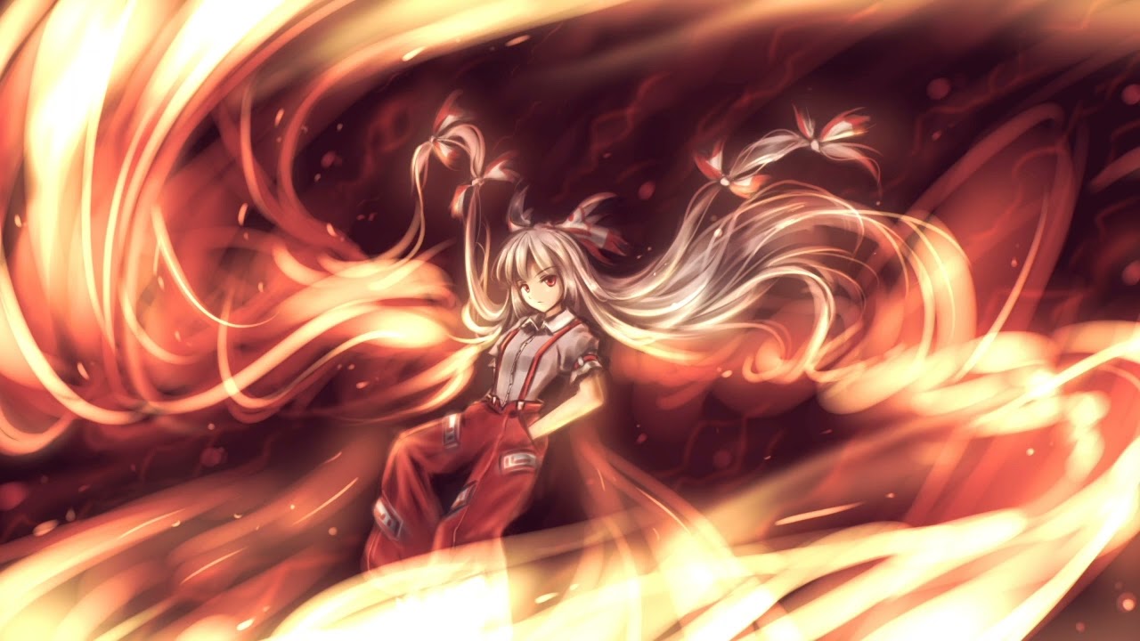 Touhou Dead and Alive - Mokou Theme - Reach for the Moon Immortal Smoke ...