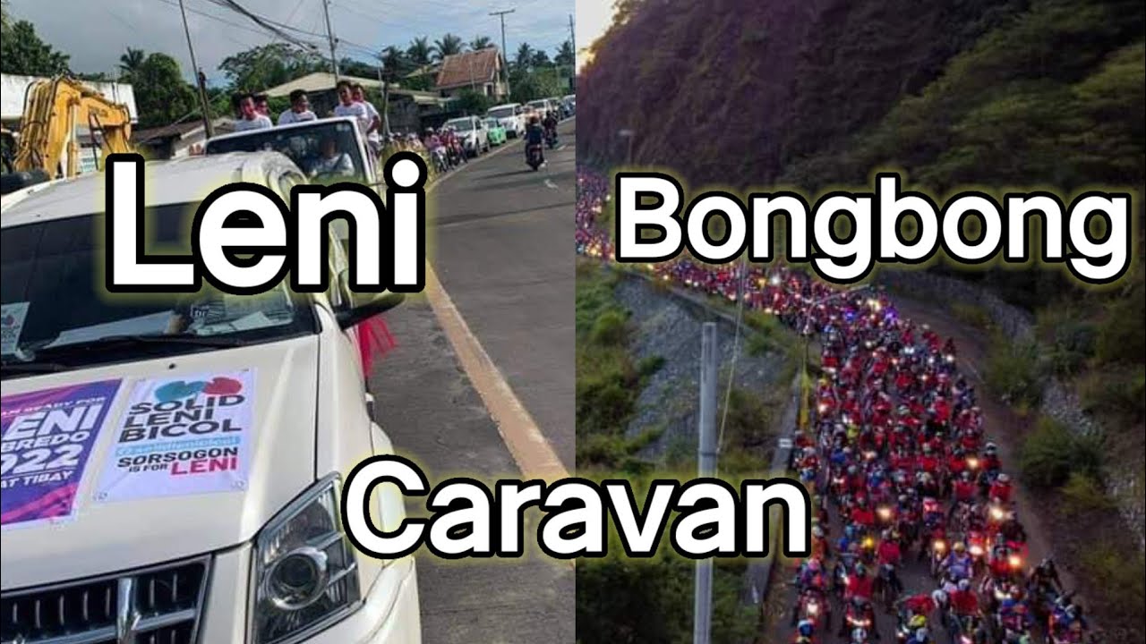Leni Robredo Vs BBM Caravan Ramgrace Mahusay - YouTube