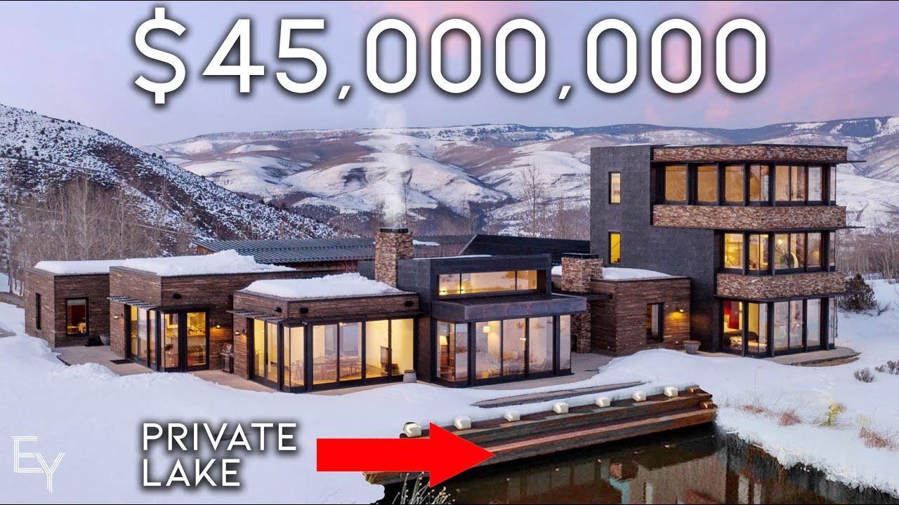 Touring a $45,000,000 Colorado Mega Mansion on a Mountaintop (With a ...