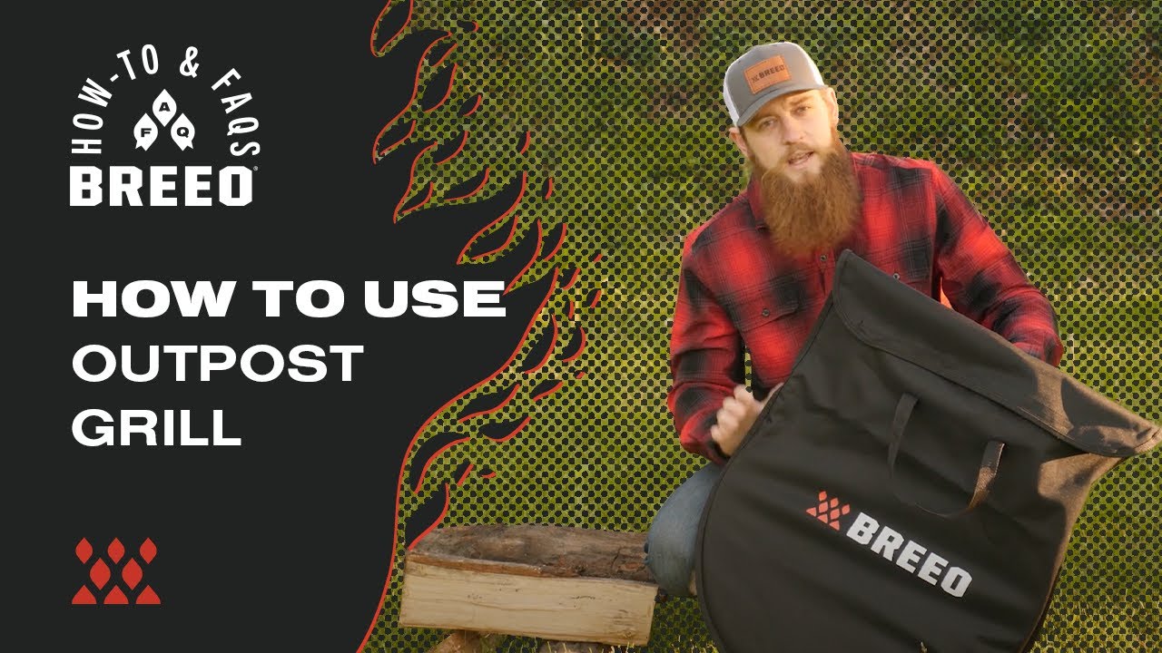 How To Use The Breeo Outpost Grill - YouTube