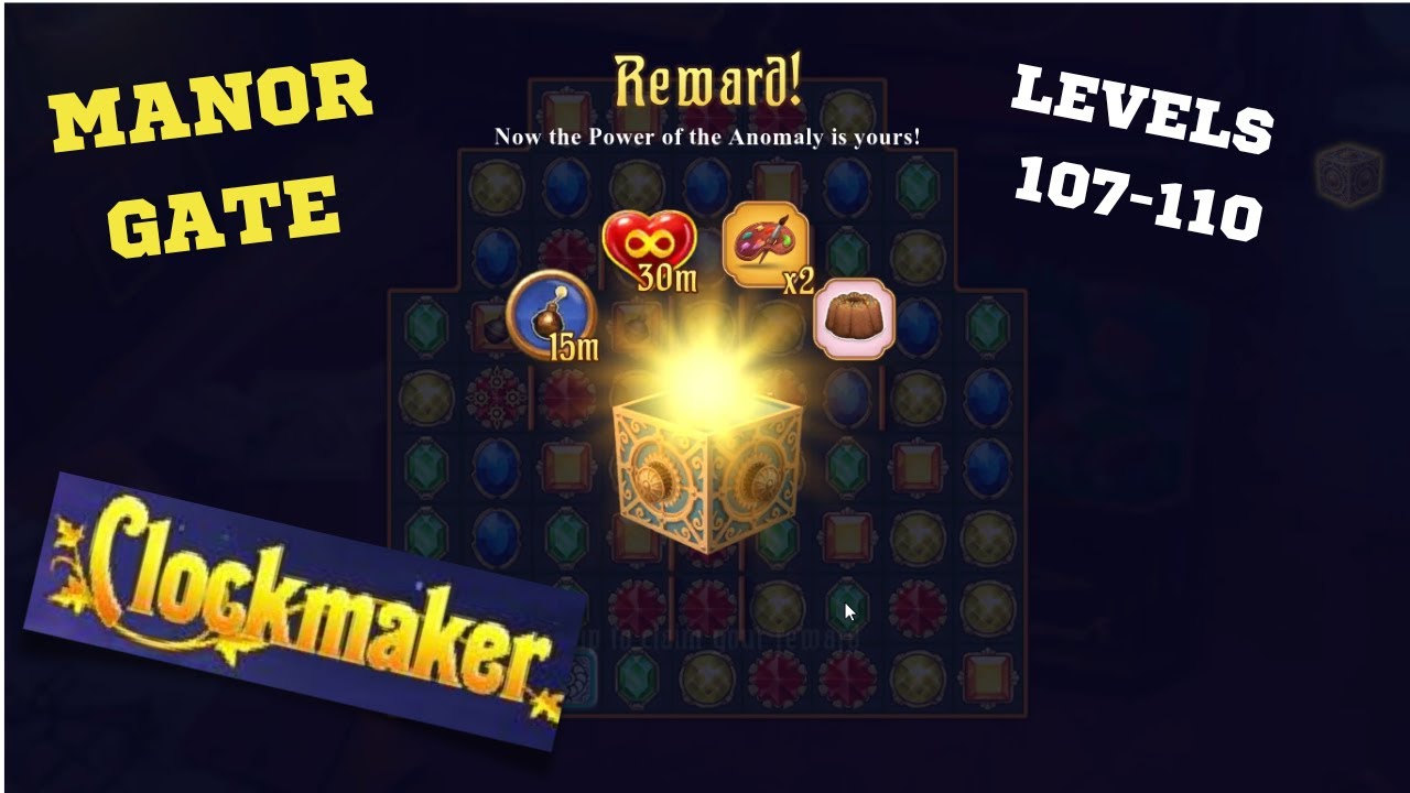 How to play Clockmaker Manor Gate levels 107-110 and Picture Gallery ...