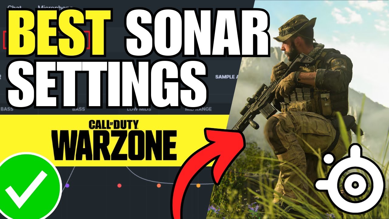 The BEST SteelSeries Sonar Settings For Warzone 3 (Louder Footsteps) - YouTube