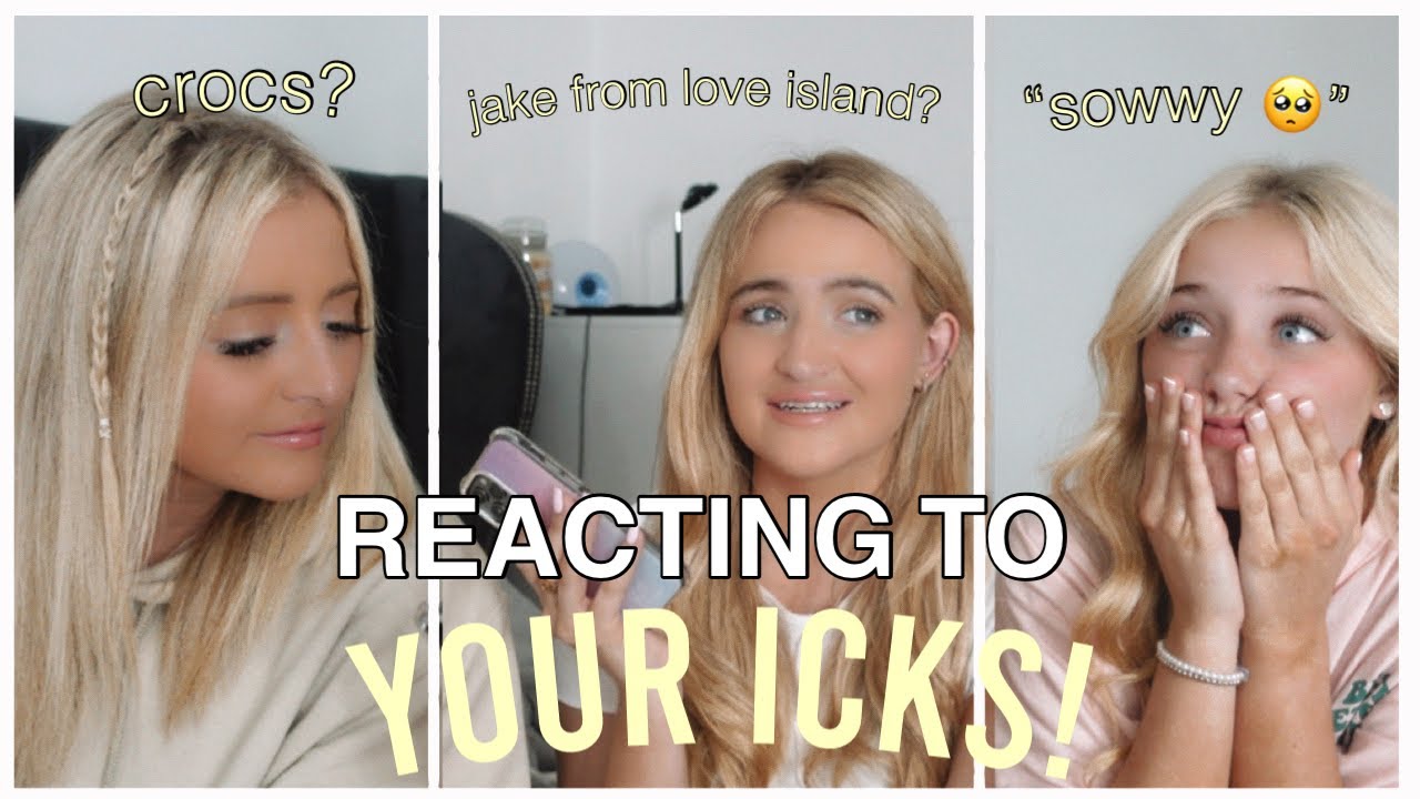 reacting to YOUR ICKS! ft. Ami Charlize & Robyn Louise Hobson - YouTube