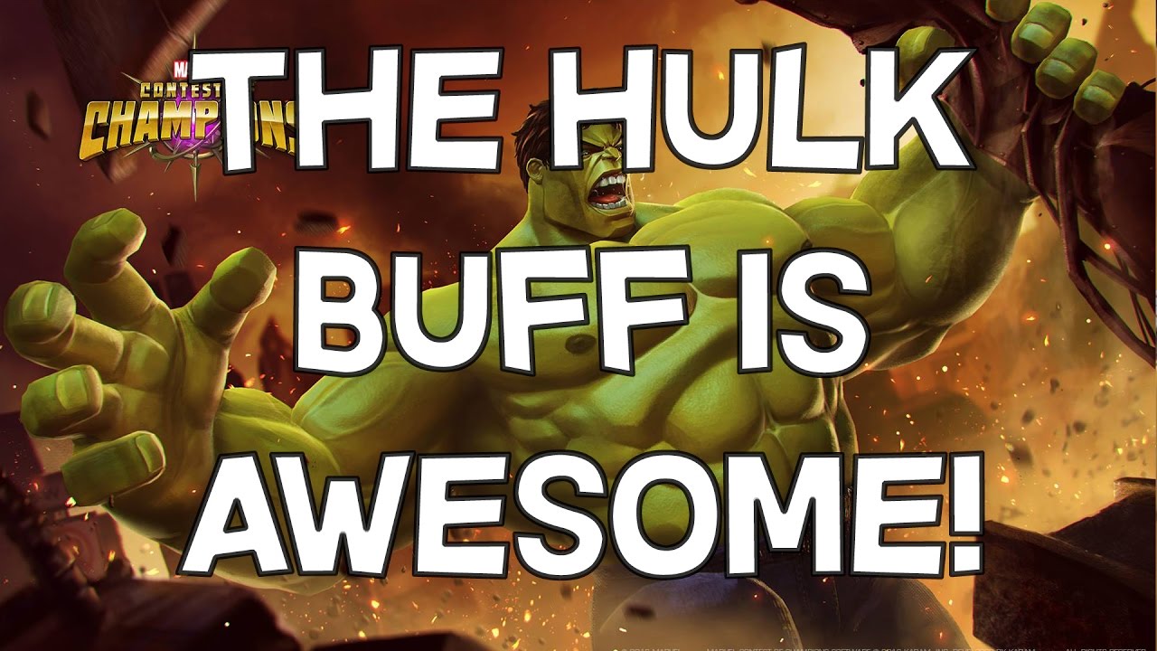 The Hulk Buff Is AWESOME - Marvel Contest Of Champions - YouTube