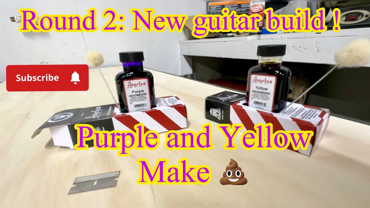 Let’s do it ! New Stew Mac build ! Purple and Gold Burst. #guitar # ...