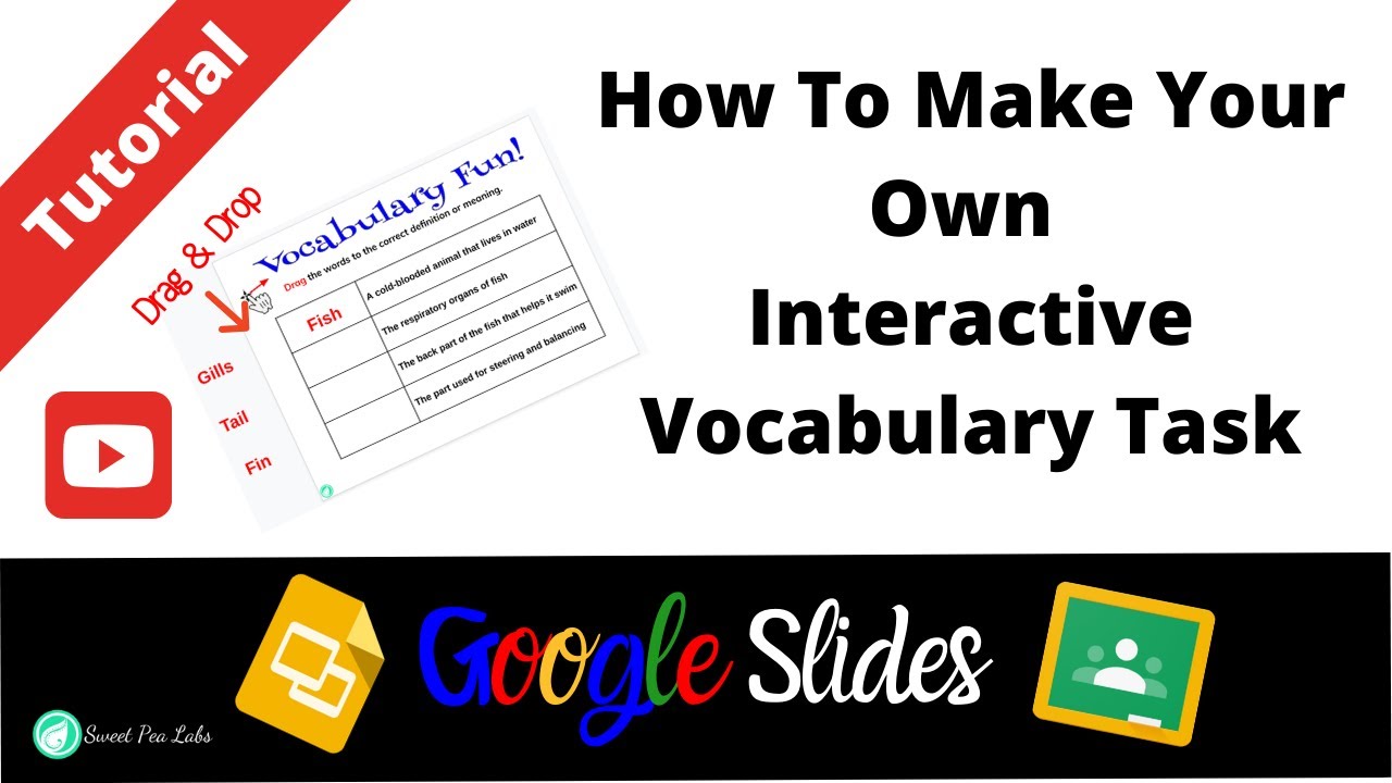 How To Make Your Own Interactive Vocabulary Task - YouTube