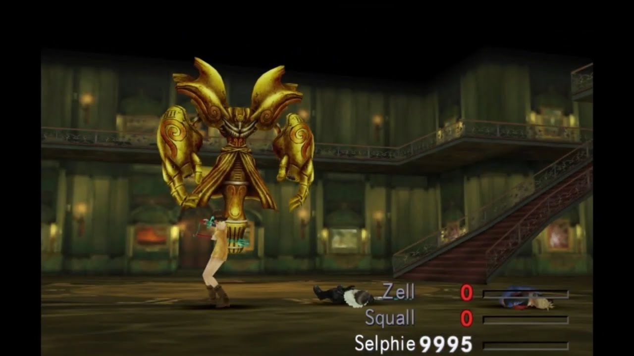 Final Fantasy VIII: Remastered - Trauma Boss Fight - YouTube
