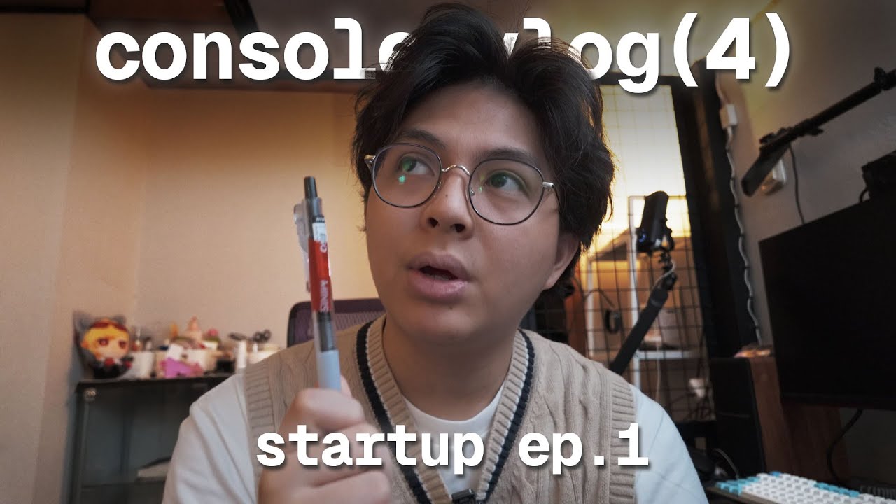langkah pertama gue membangun startup | console.vlog(4) - YouTube