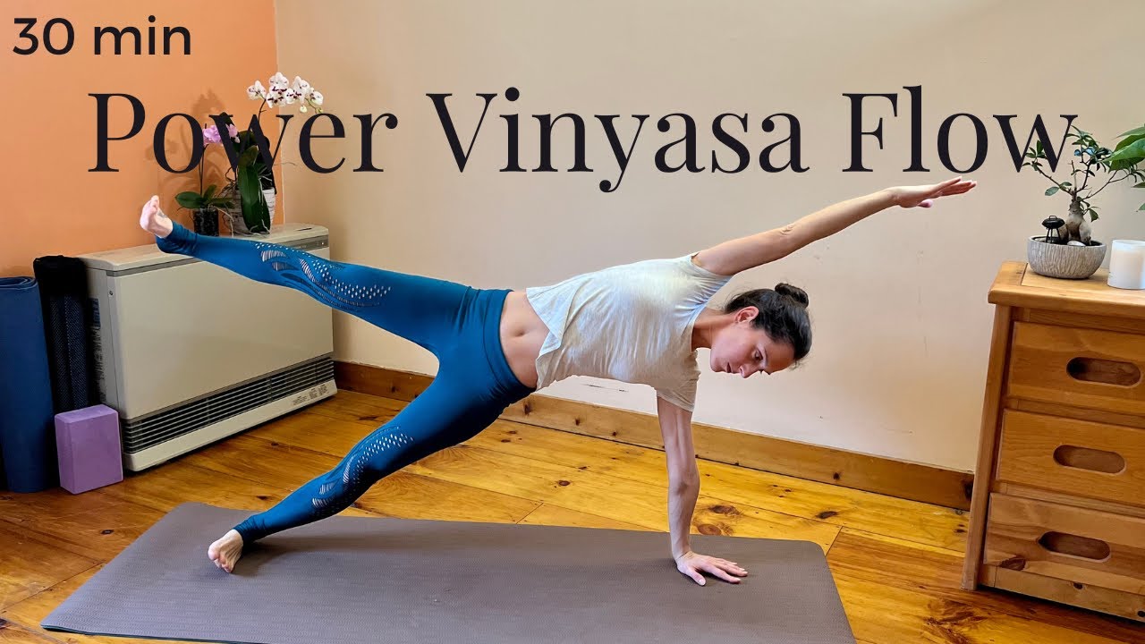 30-min. Power Vinyasa Flow | Full Body Workout | Yoga Stretch - YouTube