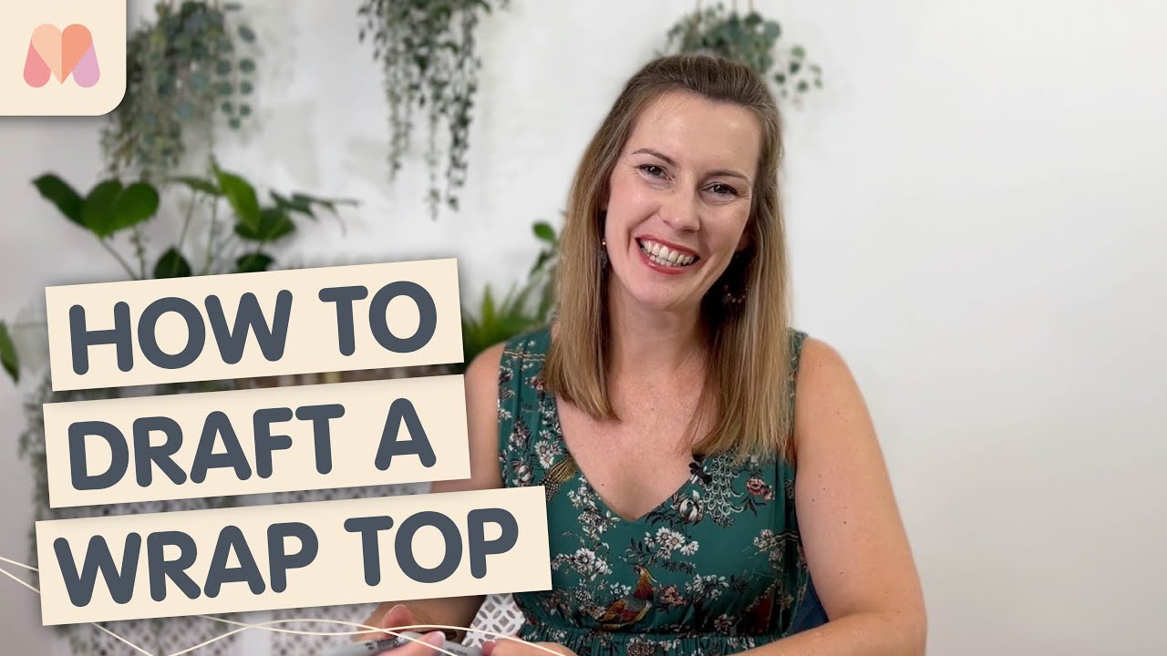 How to Pattern Draft | Tops | How to Draft a Wrap Top - YouTube