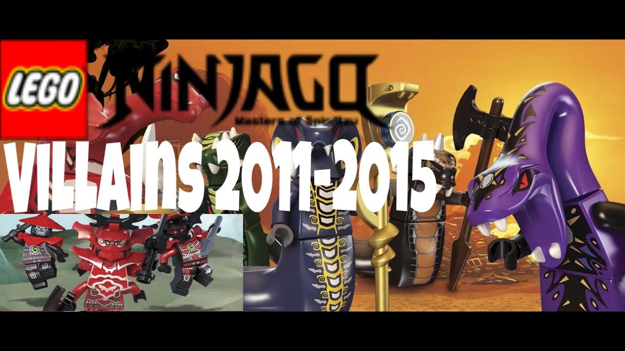 LEGO Ninjago Villains 2011-2015 Recap/Round-Up - YouTube