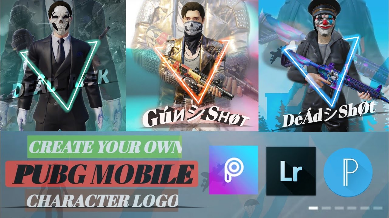 HOW TO CREATE YOUR OWN CHARACTER LOGO IN PUBG MOBILE😍😉 - YouTube