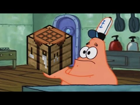Patrick that's a crafting table - YouTube