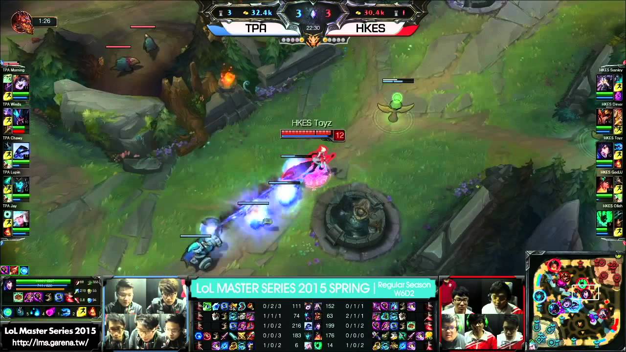 Taipei Assassins vs HongKong eSports LMS Spring 2015 W6D2 TPA vs HKES ...