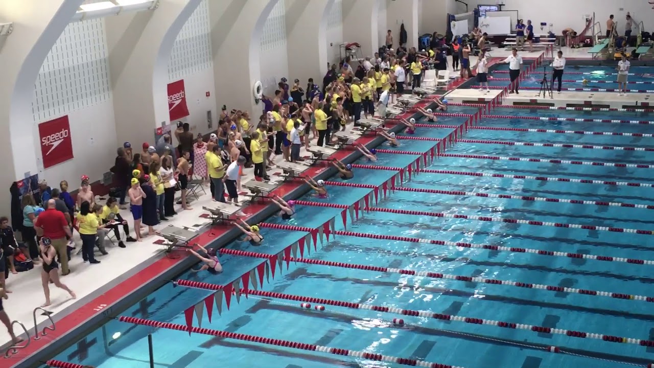 Zuri Ferguson - NE 11-12 Age Group Record 50 Back. 2019. - YouTube