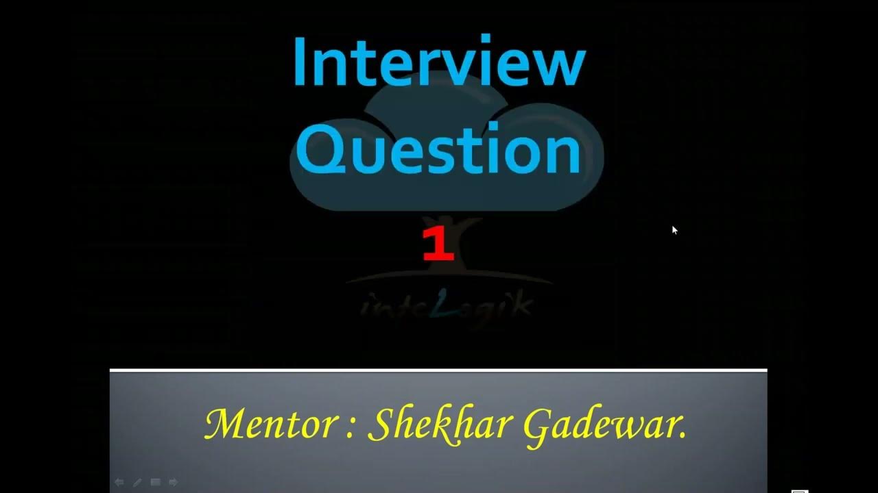 Salesforce Advance Interview question Part 1 - YouTube