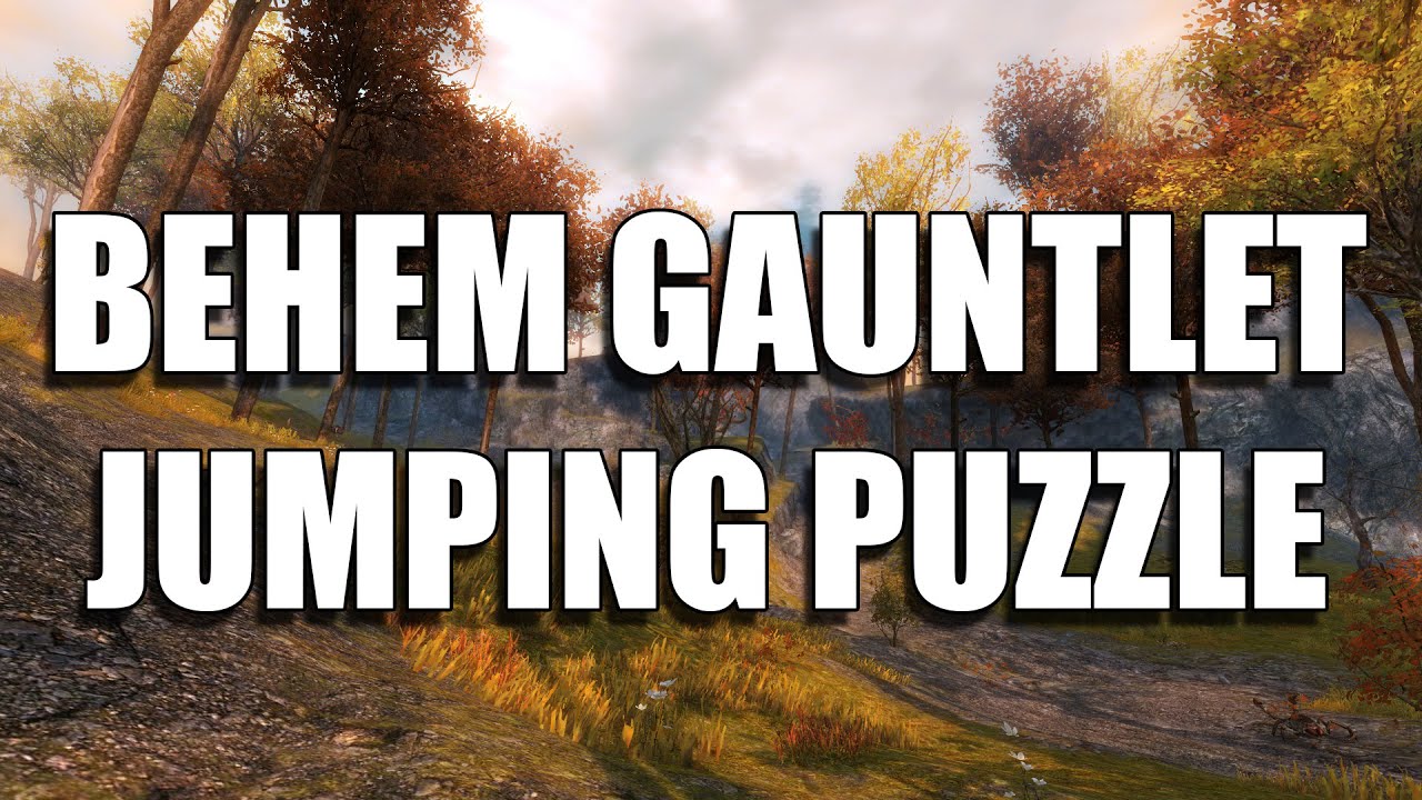 Guild Wars 2 - Weekly Vault Jumping Puzzle (Behem Gauntlet) - YouTube